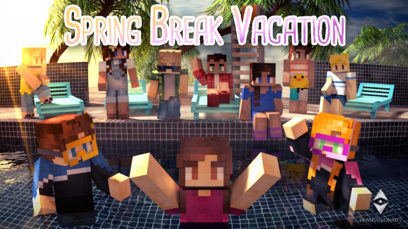 Spring Break Vacation by Team Visionary | CHUNK - Minecraft Bedrock Marketplace Explorer