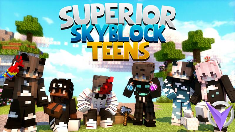 Superior Skyblock Teens by Team Visionary | CHUNK - Minecraft Bedrock Marketplace Explorer