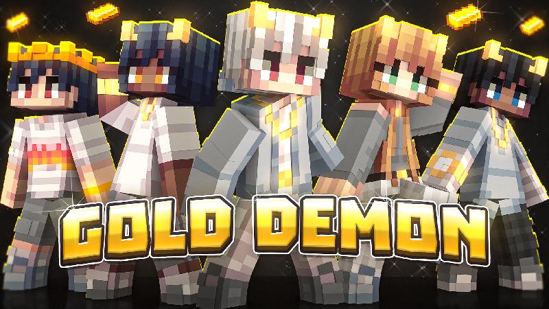 Gold Demon by Teplight | CHUNK - Minecraft Bedrock Marketplace Explorer