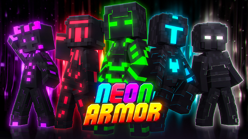 Neon Armor by Teplight | CHUNK - Minecraft Bedrock Marketplace Explorer