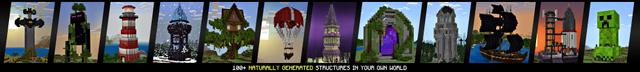 100+ Structures Add-On by The Craft Stars | CHUNK - Minecraft Bedrock ...
