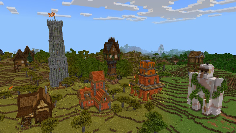 100+ Structures Add-On by The Craft Stars | CHUNK - Minecraft Bedrock ...