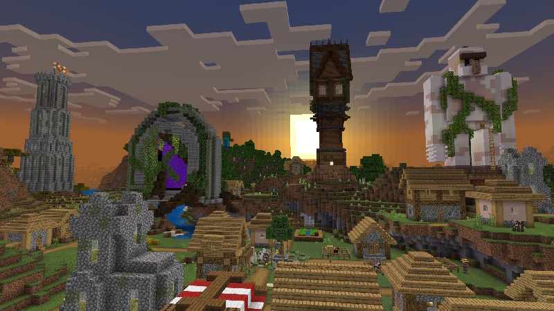 100+ Structures Add-On by The Craft Stars | CHUNK - Minecraft Bedrock ...