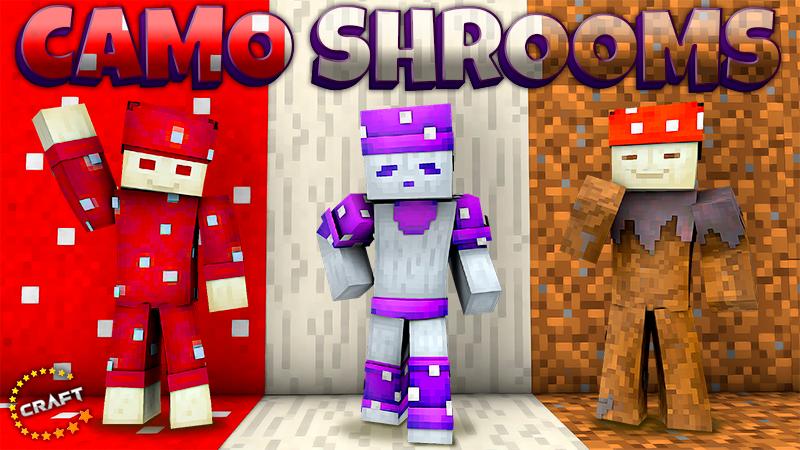 Camo Shrooms by The Craft Stars | CHUNK - Minecraft Bedrock Marketplace ...