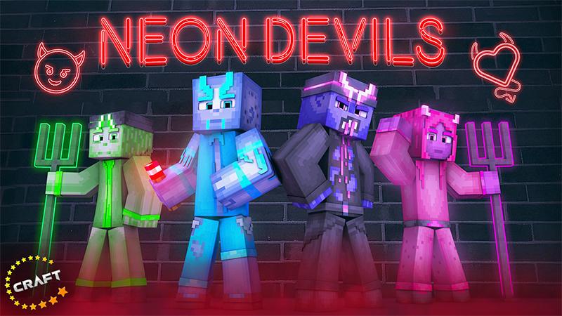 Neon Devils by The Craft Stars | CHUNK - Minecraft Bedrock Marketplace ...