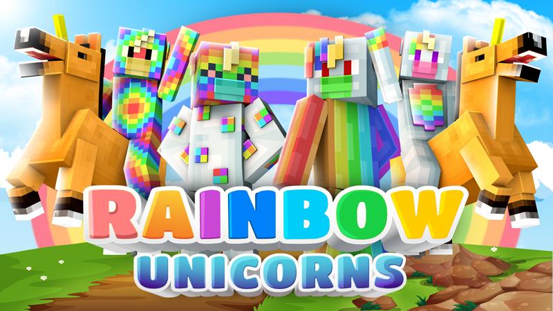 Rainbow Unicorns by The Craft Stars | CHUNK - Minecraft Bedrock Marketplace Explorer