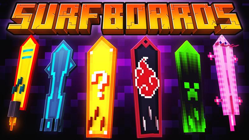 Surfboards by The Craft Stars | CHUNK - Minecraft Bedrock Marketplace ...