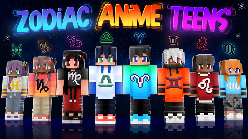 Zodiac Anime Teens by The Craft Stars | CHUNK - Minecraft Bedrock ...