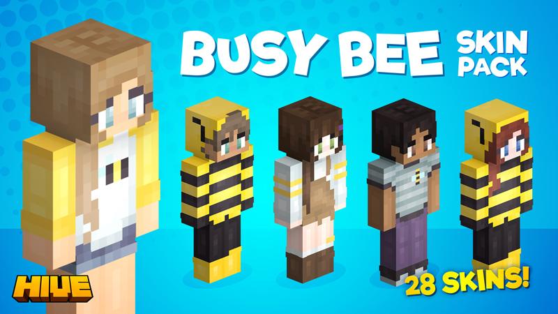 Busy Bee Skin Pack by The Hive | CHUNK - Minecraft Bedrock Marketplace ...