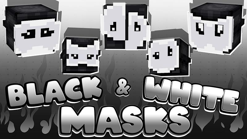 Black & White Masks by The Lucky Petals | CHUNK - Minecraft Bedrock ...