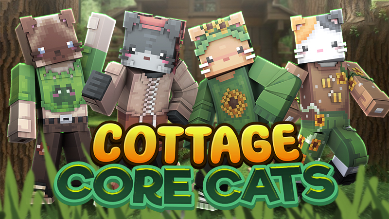 Cottage Core Cats by The Lucky Petals | CHUNK - Minecraft Bedrock ...
