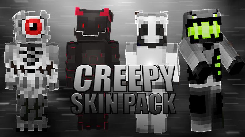 Creepy Skin Pack by The Lucky Petals | CHUNK - Minecraft Bedrock ...