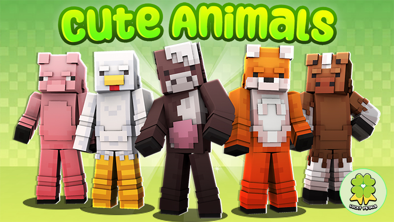 Cute Animals by The Lucky Petals | CHUNK - Minecraft Bedrock ...