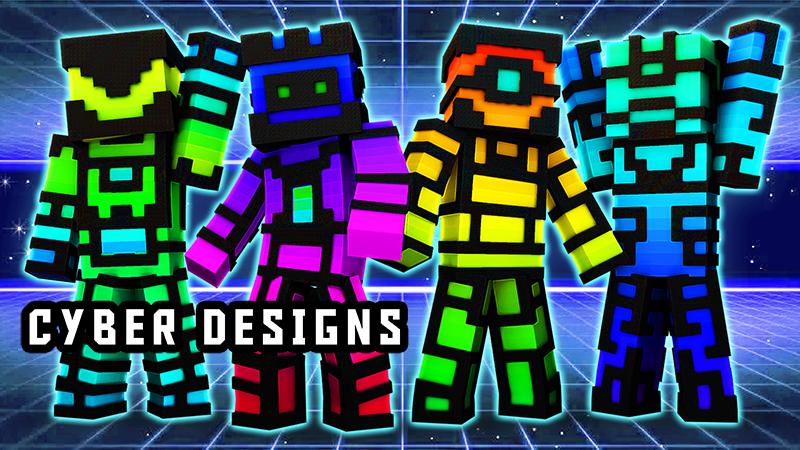 Cyber Designs by The Lucky Petals | CHUNK - Minecraft Bedrock ...
