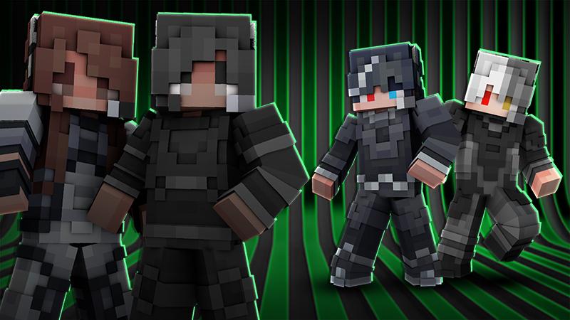 Dark Gamer Skins by The Lucky Petals | CHUNK - Minecraft Bedrock Marketplace Explorer