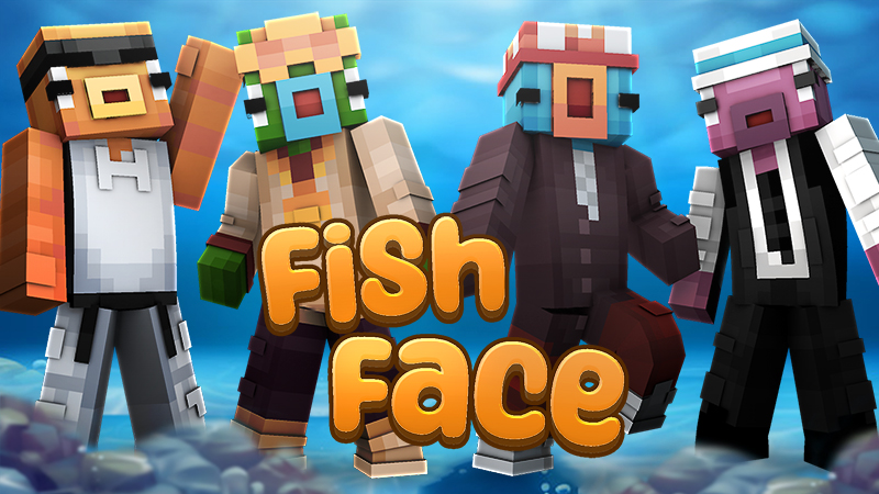 FISH FACE by The Lucky Petals | CHUNK - Minecraft Bedrock Marketplace ...