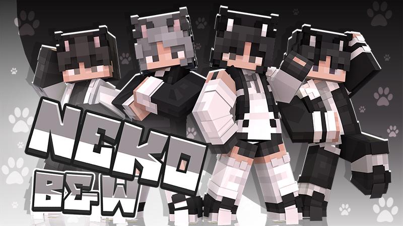 Neko B&W by The Lucky Petals | CHUNK - Minecraft Bedrock Marketplace ...