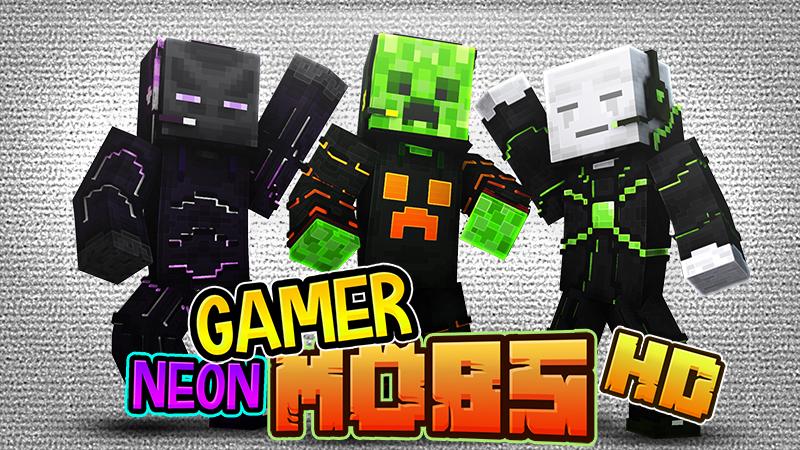 Neon Gamer Mobs HD by The Lucky Petals | CHUNK - Minecraft Bedrock ...