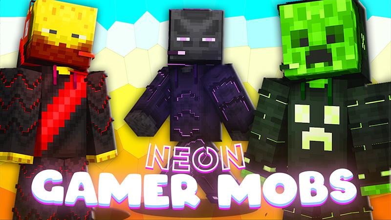 Neon Gamer Mobs by The Lucky Petals | CHUNK - Minecraft Bedrock ...