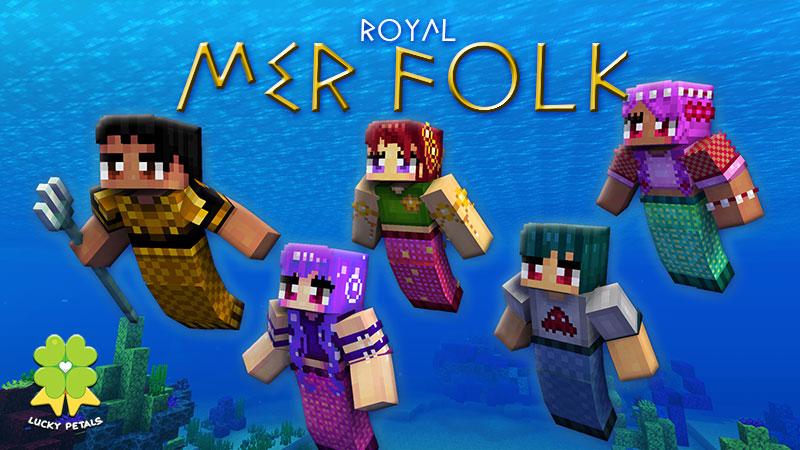 Royal Mer Folk by The Lucky Petals | CHUNK - Minecraft Bedrock ...