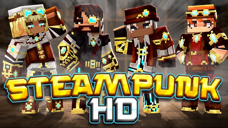 STEAMPUNK HD by The Lucky Petals | CHUNK - Minecraft Bedrock Marketplace Explorer