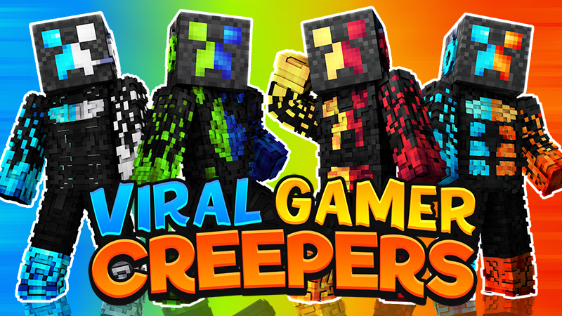 Viral Gamer Creepers by The Lucky Petals | CHUNK - Minecraft Bedrock ...