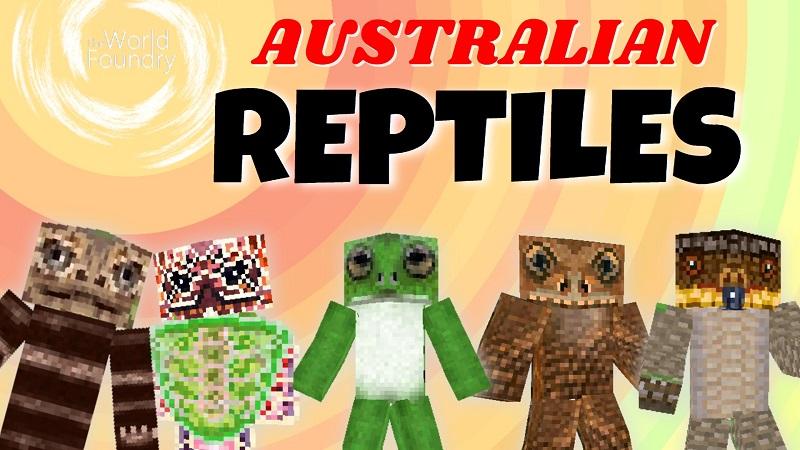 Australian Reptiles HD by The World Foundry | CHUNK - Minecraft Bedrock ...