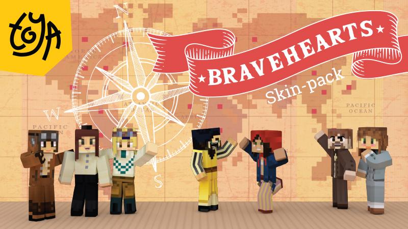 Bravehearts Skin Pack by Toya | CHUNK - Minecraft Bedrock Marketplace ...