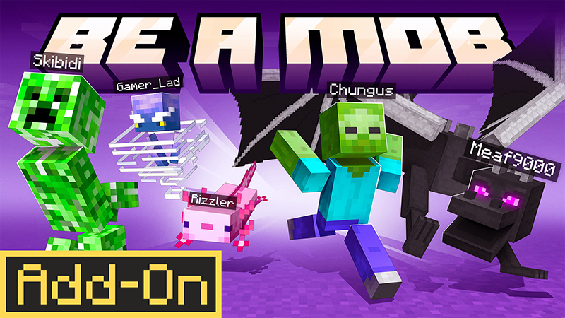 Be a Mob Add-On by Tsunami Studios | CHUNK - Minecraft Bedrock Marketplace Explorer