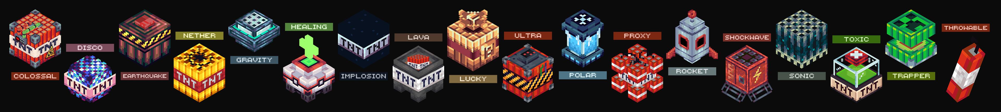 More TNT! Add-On by Tsunami Studios | CHUNK - Minecraft Bedrock Marketplace Explorer