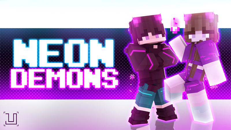 Neon Demons by UnderBlocks Studios | CHUNK - Minecraft Bedrock Marketplace Explorer