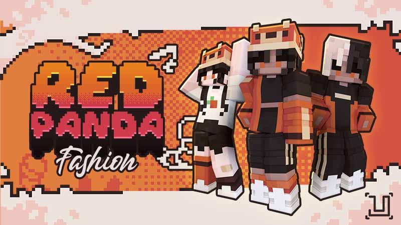 Red Panda Fashion by UnderBlocks Studios | CHUNK - Minecraft Bedrock ...