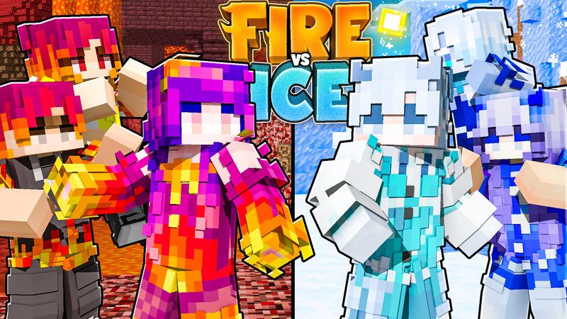 Fire Vs Ice by Venift | CHUNK - Minecraft Bedrock Marketplace Explorer
