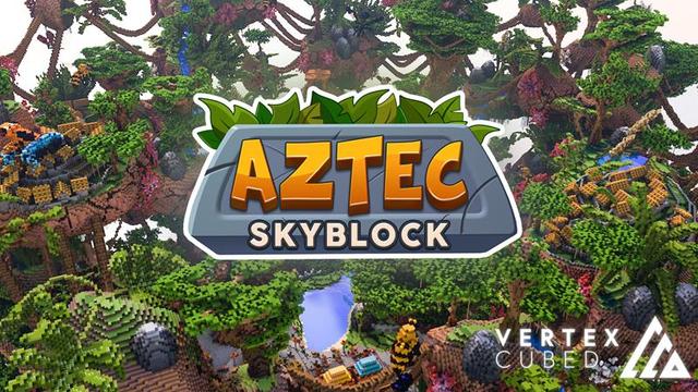 Aztec Skyblock by Vertexcubed | CHUNK - Minecraft Bedrock Marketplace Explorer