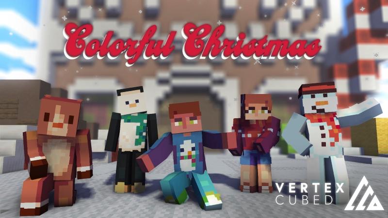 Colorful Christmas by Vertexcubed | CHUNK - Minecraft Bedrock Marketplace Explorer