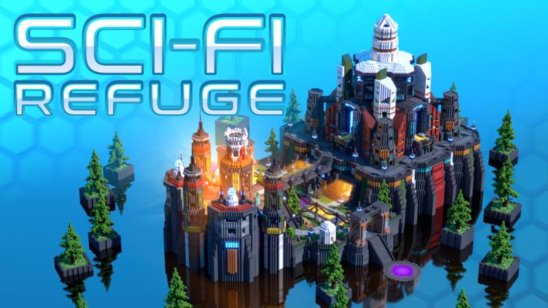 Sci-fi Refuge by Virtual Pinata | CHUNK - Minecraft Bedrock Marketplace ...