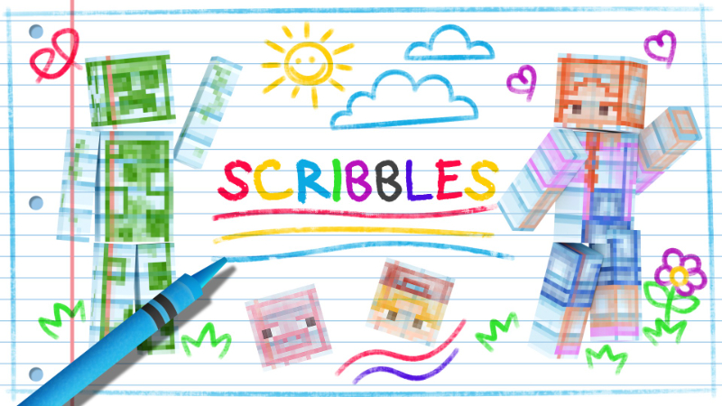 Scribbles by Virtual Pinata | CHUNK - Minecraft Bedrock Marketplace Explorer