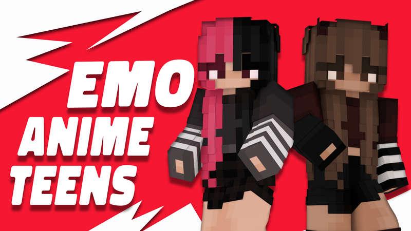 Emo Anime Teens by VoxelBlocks | CHUNK - Minecraft Bedrock Marketplace ...