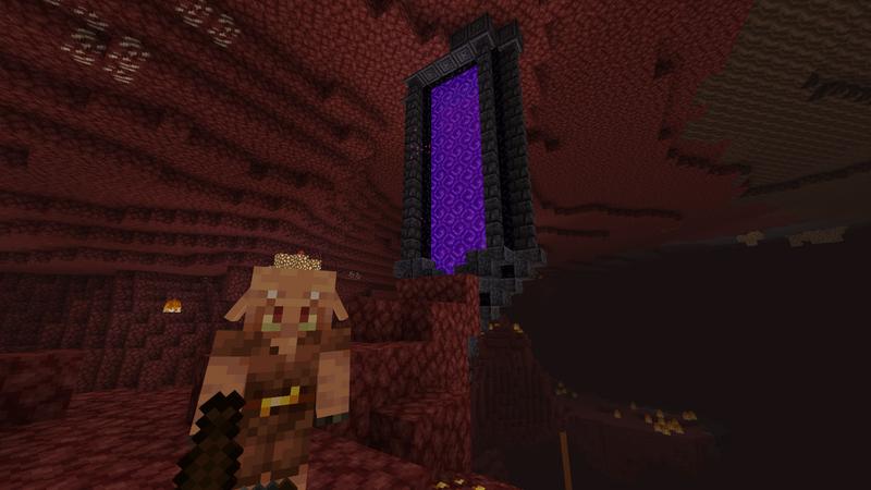 Nether Sword Portal by VoxelBlocks | CHUNK - Minecraft Bedrock ...