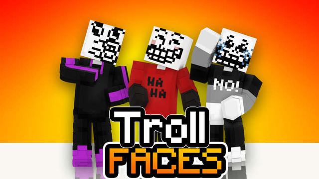 Troll Faces by VoxelBlocks | CHUNK - Minecraft Bedrock Marketplace Explorer