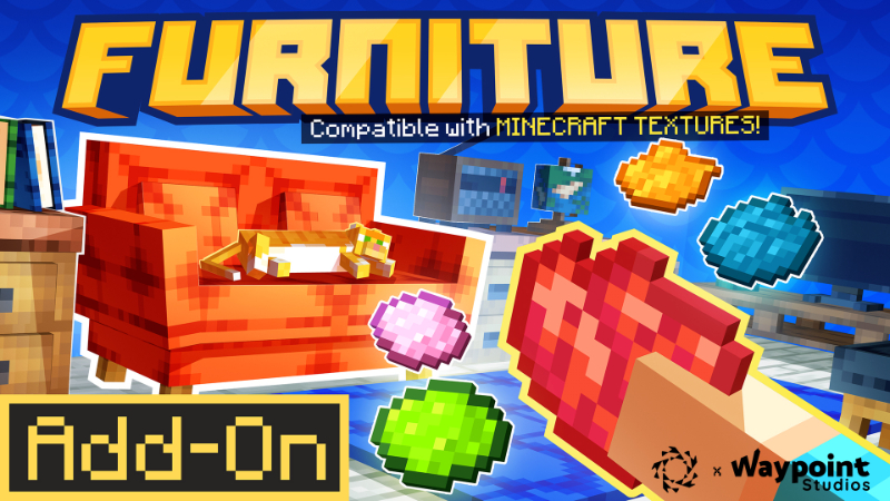 Furniture by Waypoint Studios | CHUNK - Minecraft Bedrock Marketplace ...