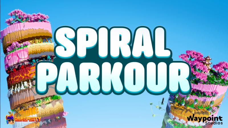 Spiral Parkour by Waypoint Studios | CHUNK - Minecraft Bedrock Marketplace Explorer