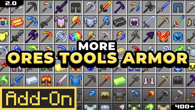 More Ores Tools Armor Add-On by Wonder | CHUNK - Minecraft Bedrock ...