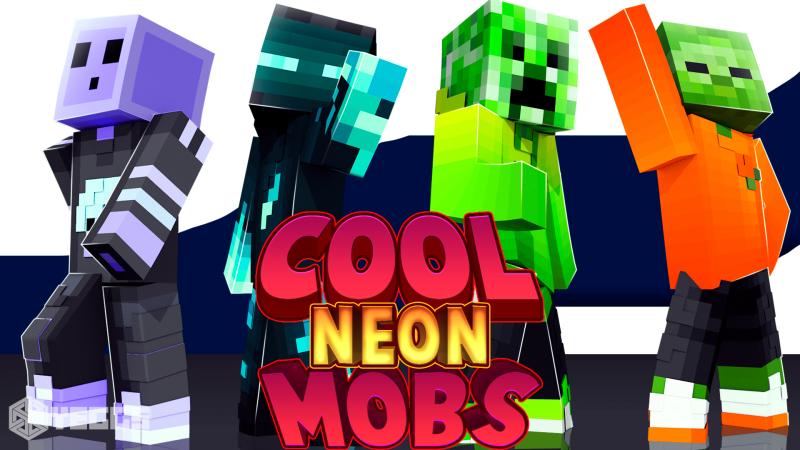 Cool Neon Mobs by Yeggs | CHUNK - Minecraft Bedrock Marketplace Explorer