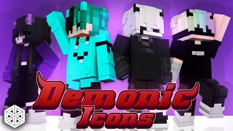 Demonic Icons by Yeggs | CHUNK - Minecraft Bedrock Marketplace Explorer
