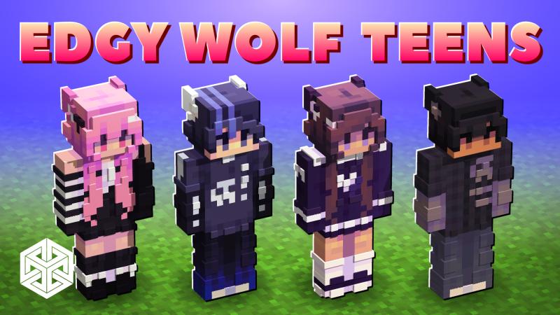 Edgy Wolf Teens by Yeggs | CHUNK - Minecraft Bedrock Marketplace Explorer
