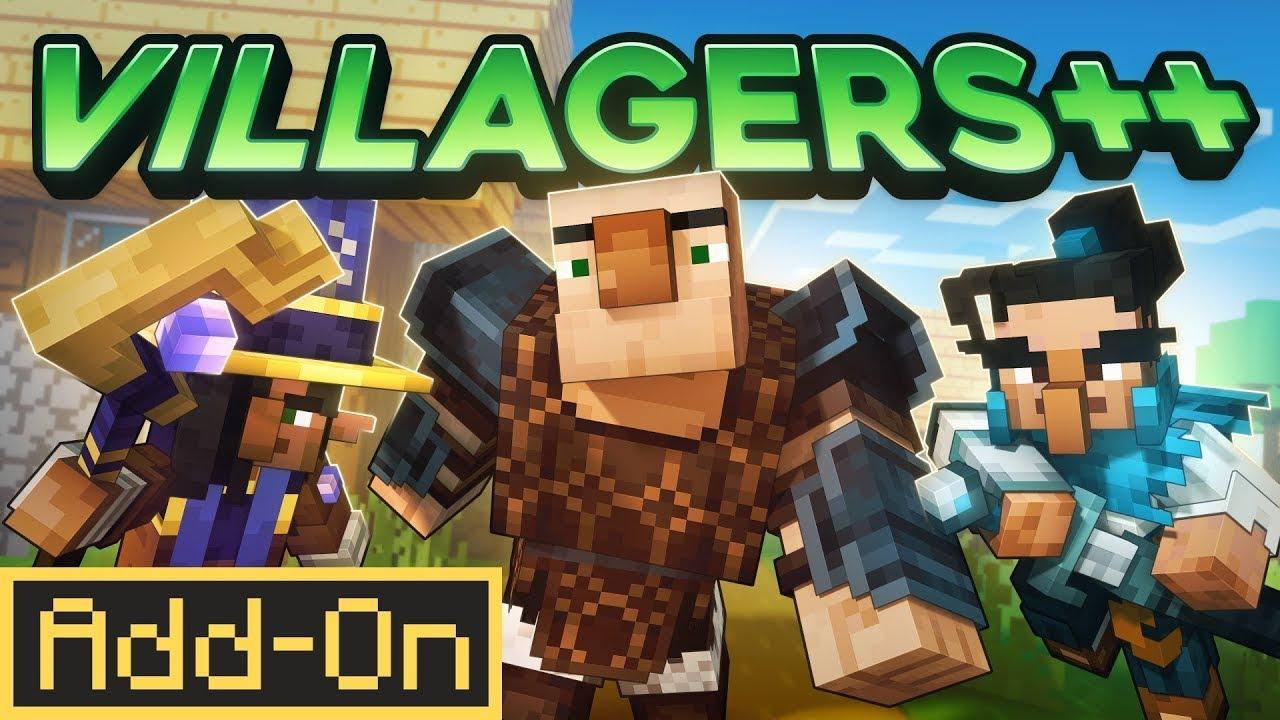 VILLAGERS++ Add-On by Kubo Studios | CHUNK - Minecraft Bedrock ...