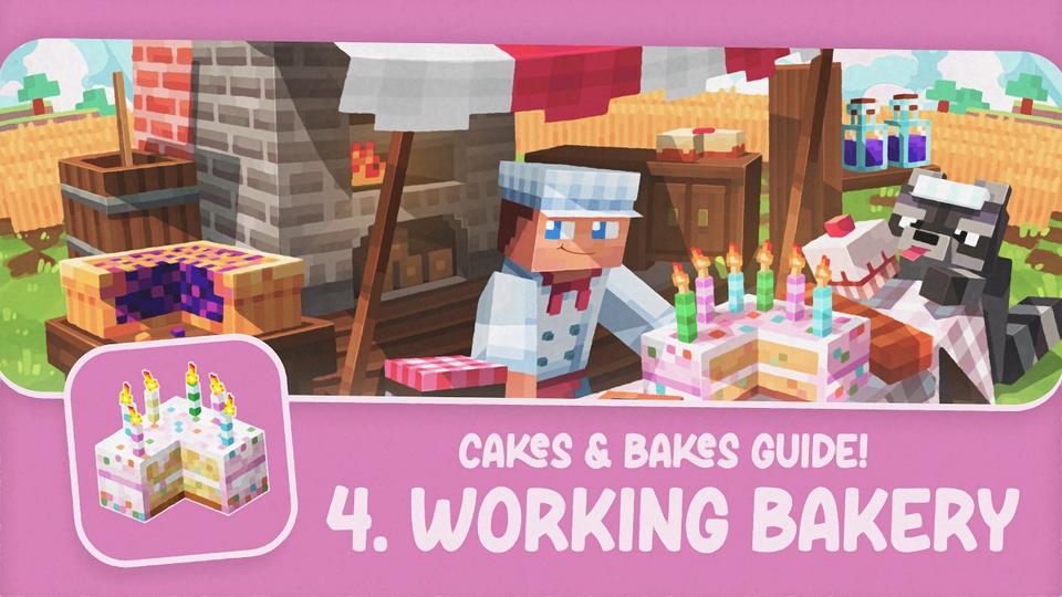 Cakes & Bakes by Some Game Studio | CHUNK - Minecraft Bedrock ...